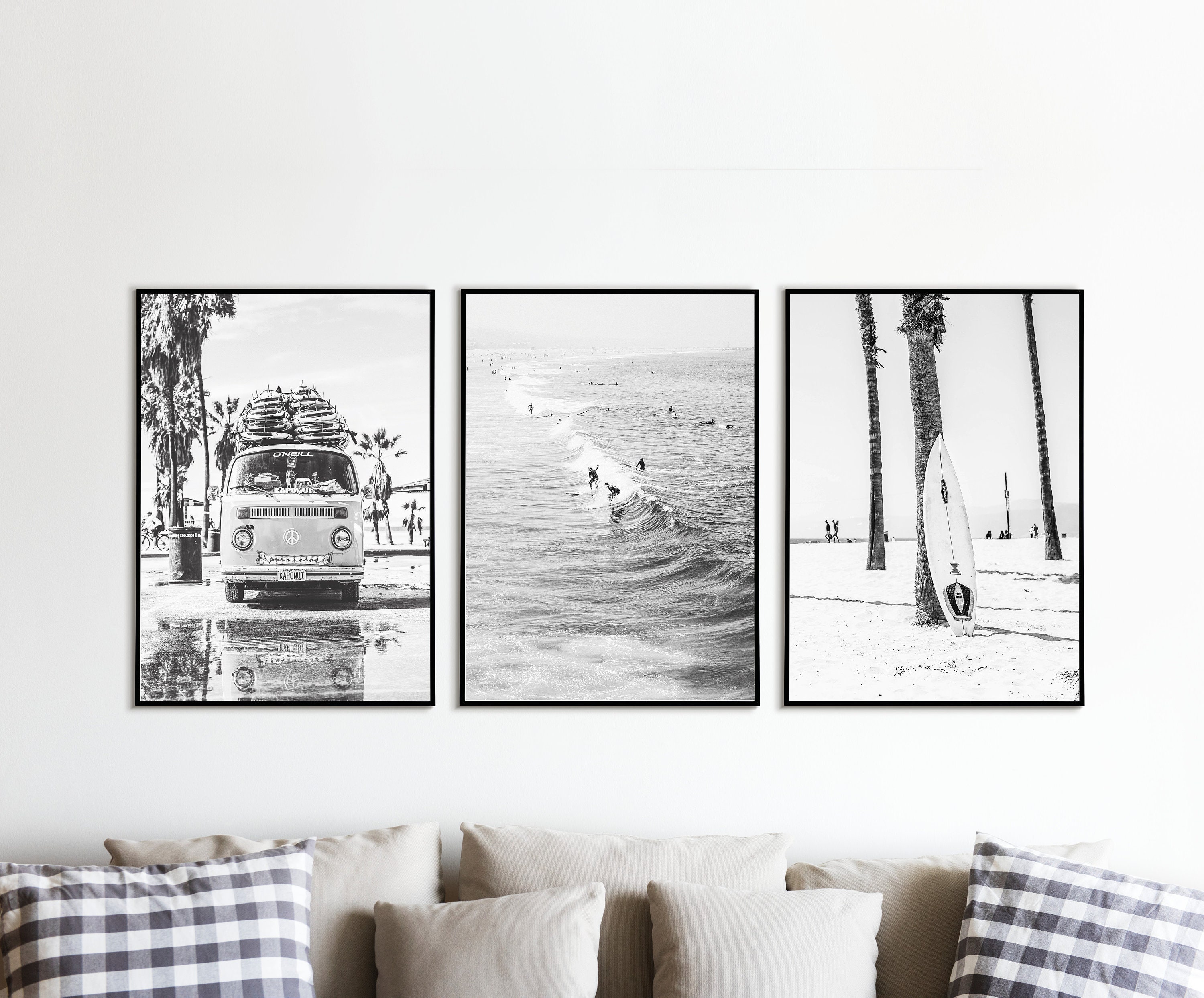 1000x Black and White Beach Prints Beach Set Beach Wall Art - Etsy