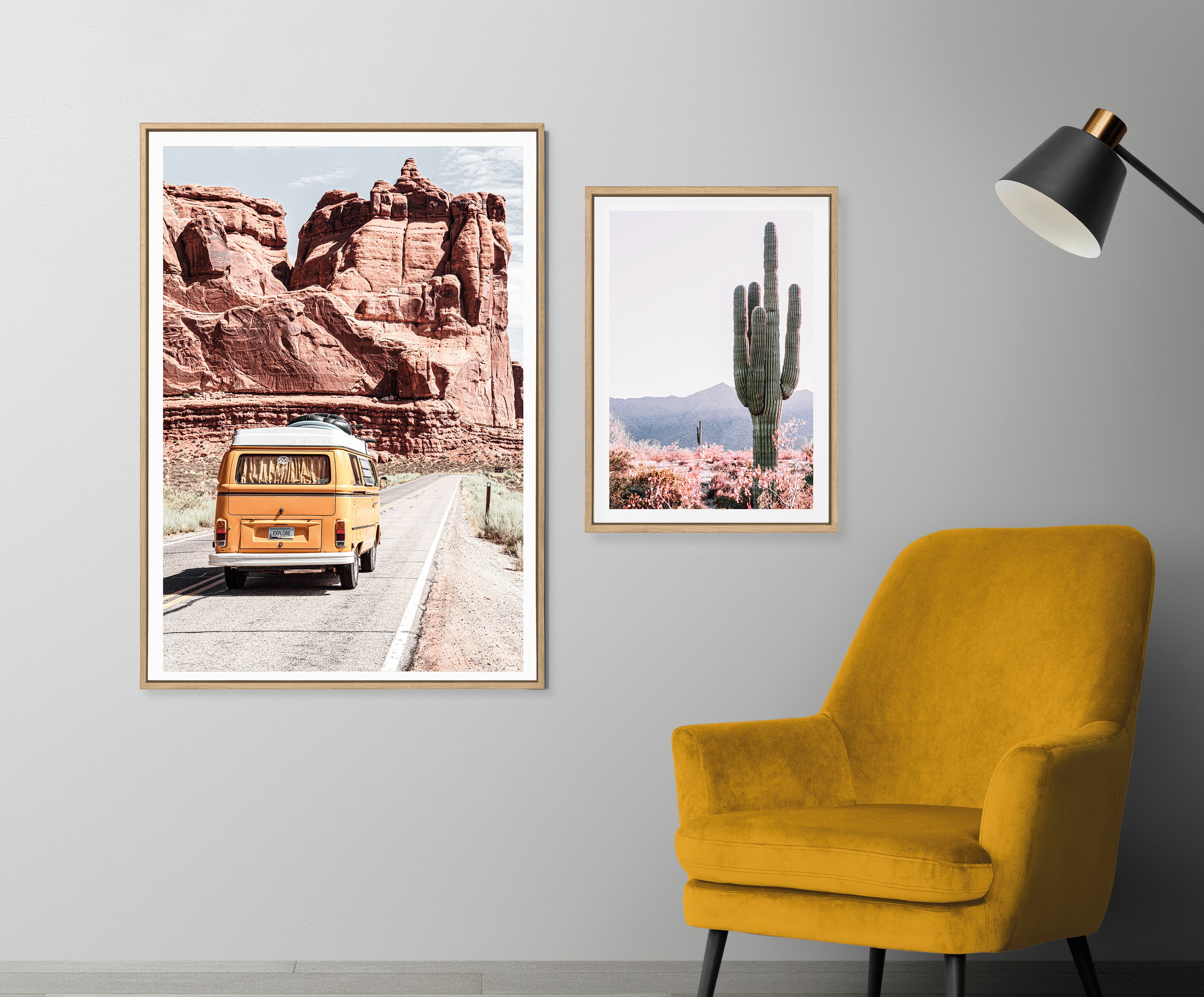 500x Desert Prints, Southwest Poster Set, Desert Wall Art, Arizona ...