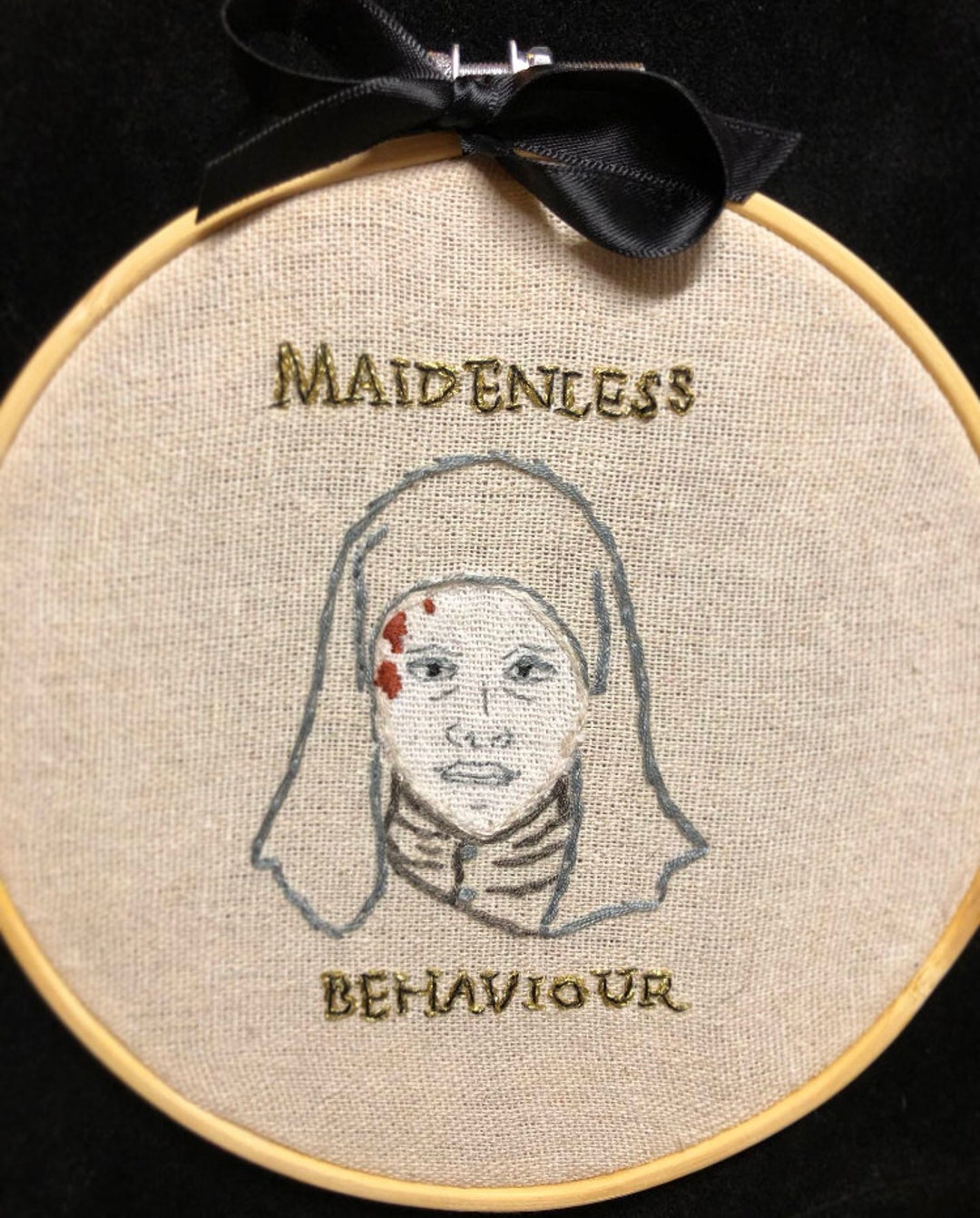 Elden Ring, Maidenless Behaviour, Wall Art, Hand Embroidery, Finished ...