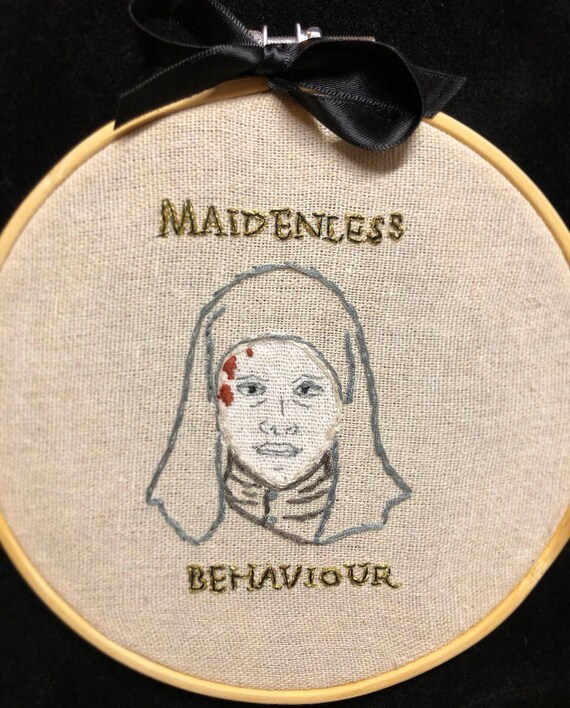 Elden Ring Maidenless Behaviour Wall Art Hand Embroidery | Etsy