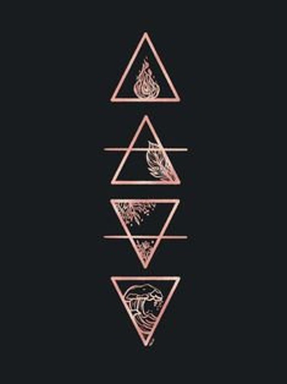 The Four Elements Triangles