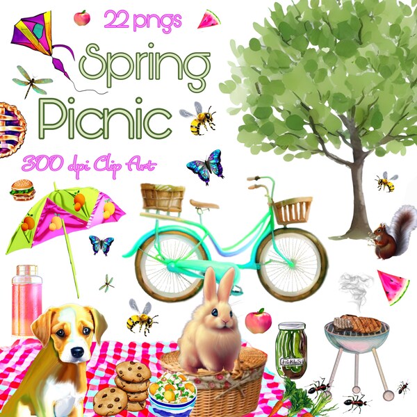 Picnic Ant Clipart - Etsy