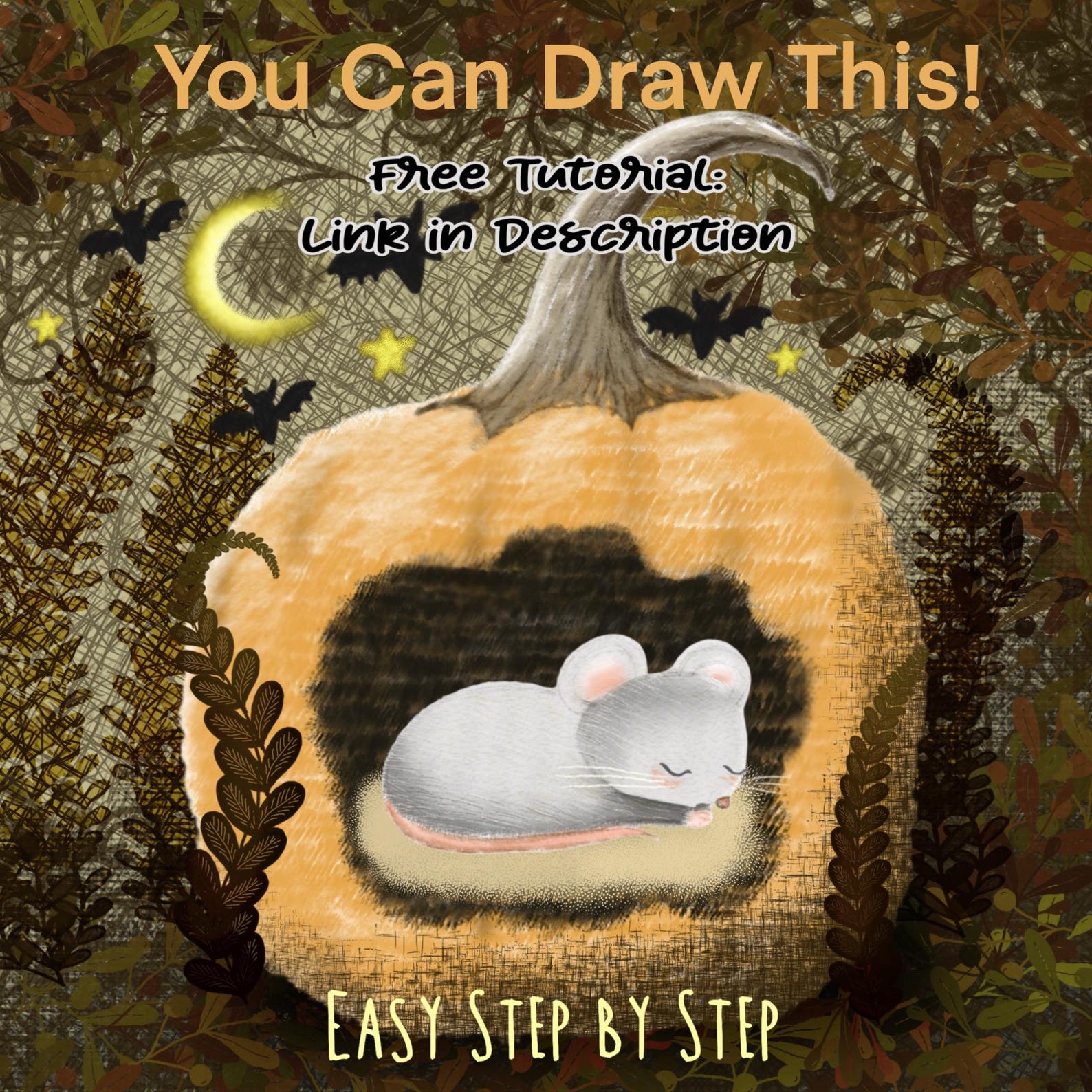 45 Hand-drawn Dark & Dreadful Procreate Brush Bundle, Tim Burton ...