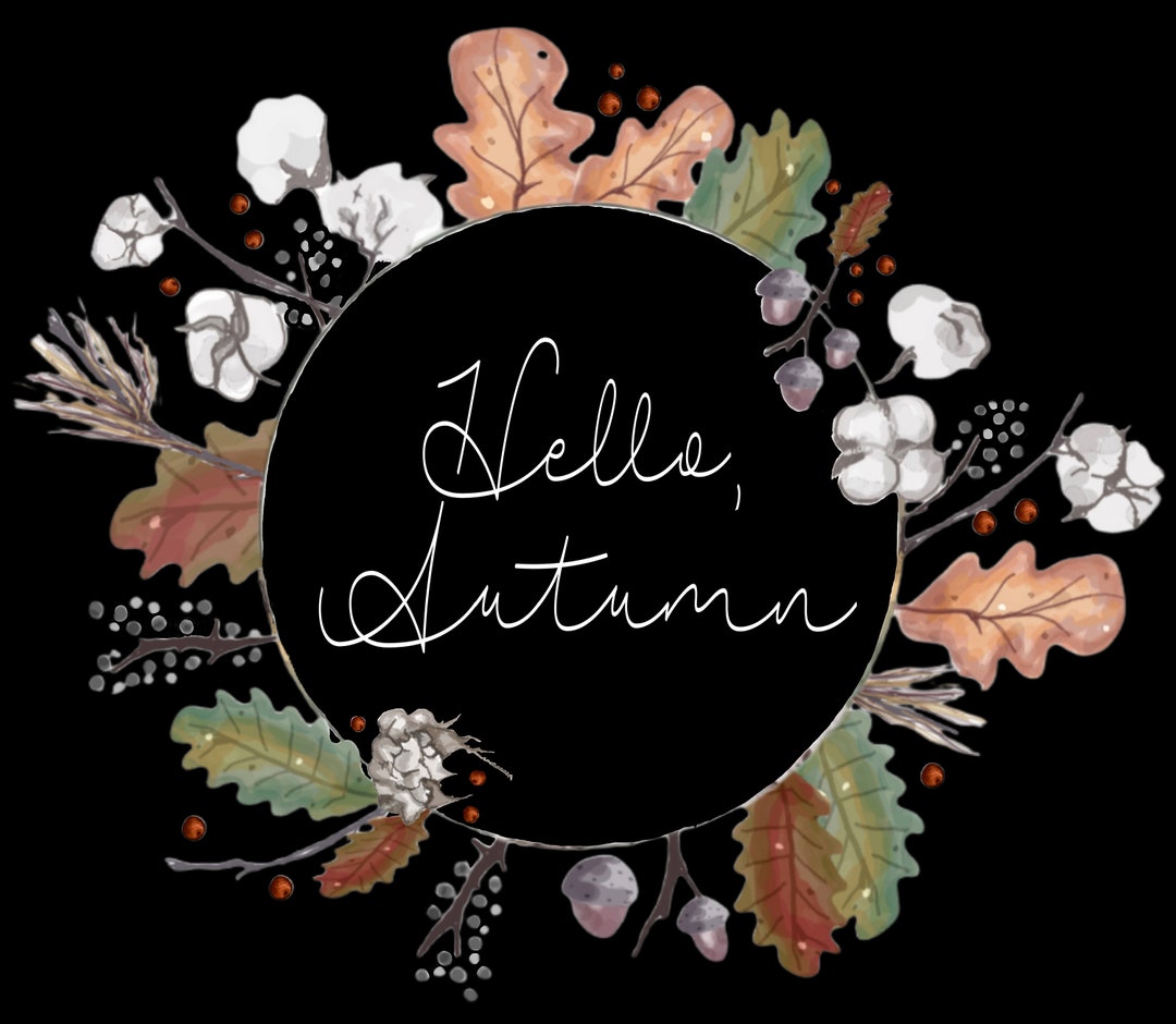 Autumn Wreath, Fall Freebie, Free Download, Original Art Digital ...