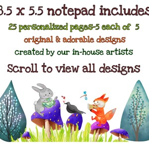 Adorable Woodland Animals Lunch-notes Add Fun to Your Child’s Day ...