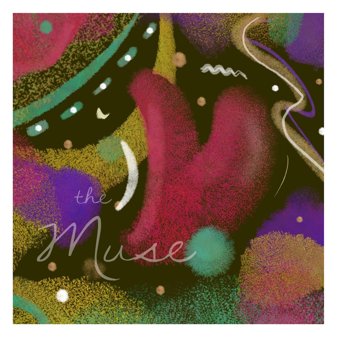 The Muse Abstract Impressionist Procreate Brush, One Multi-textured ...