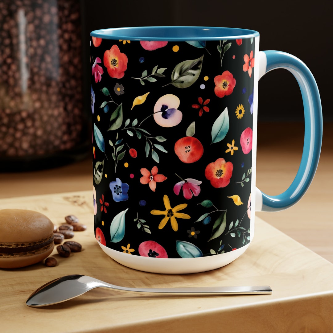 Beautiful Wildflowers Large Ceramic Coffee Mug 15oz - Etsy