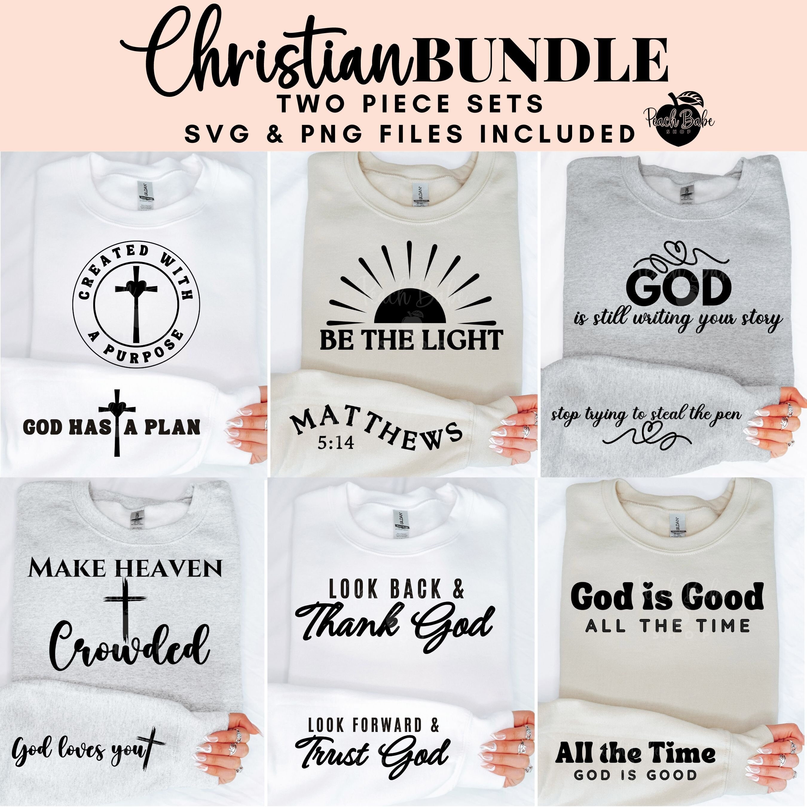 Christian SVG Bundle, Spiritual Svg, Faith Bundle Svg, Christian Png ...
