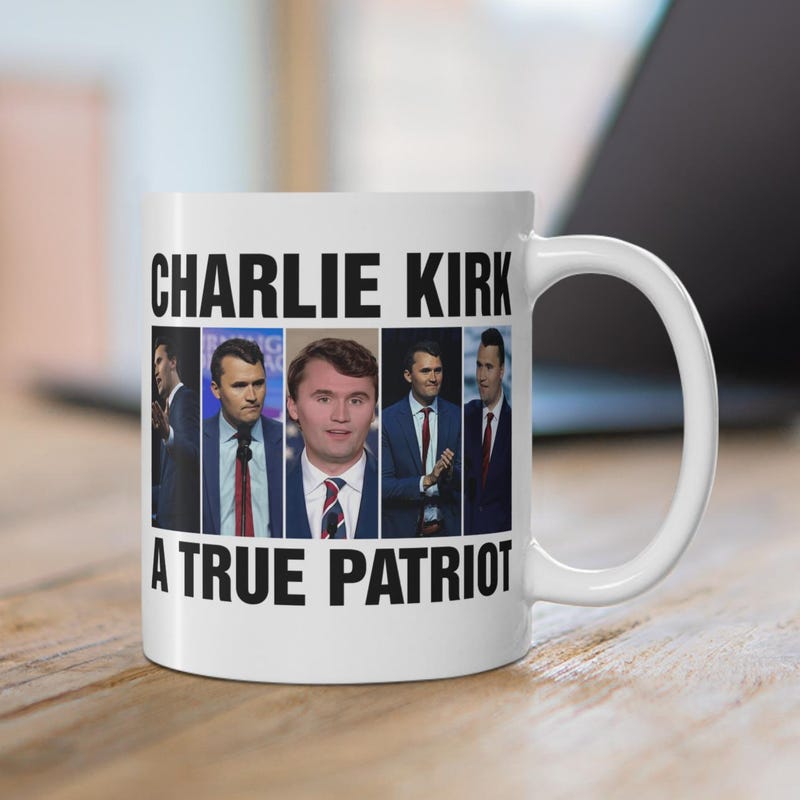 Charlie Kirk Coffee Mug - Etsy