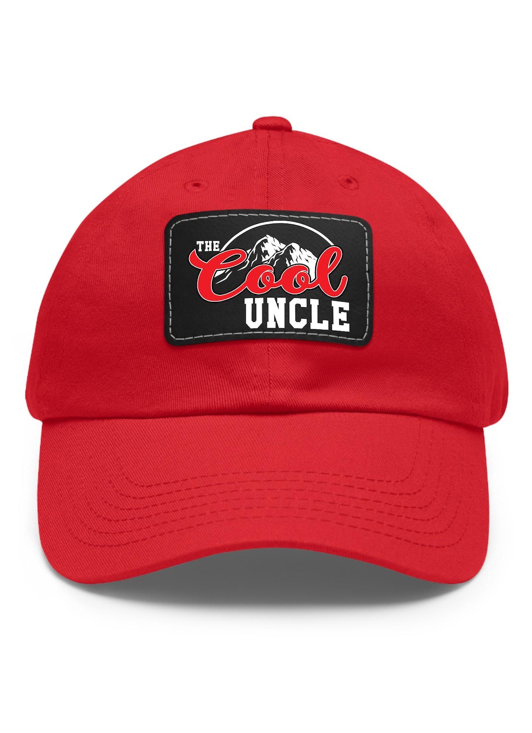 The Cool Uncle Hat, Uncle With Leather Patch, Fathers Day Gift, Uncle ...