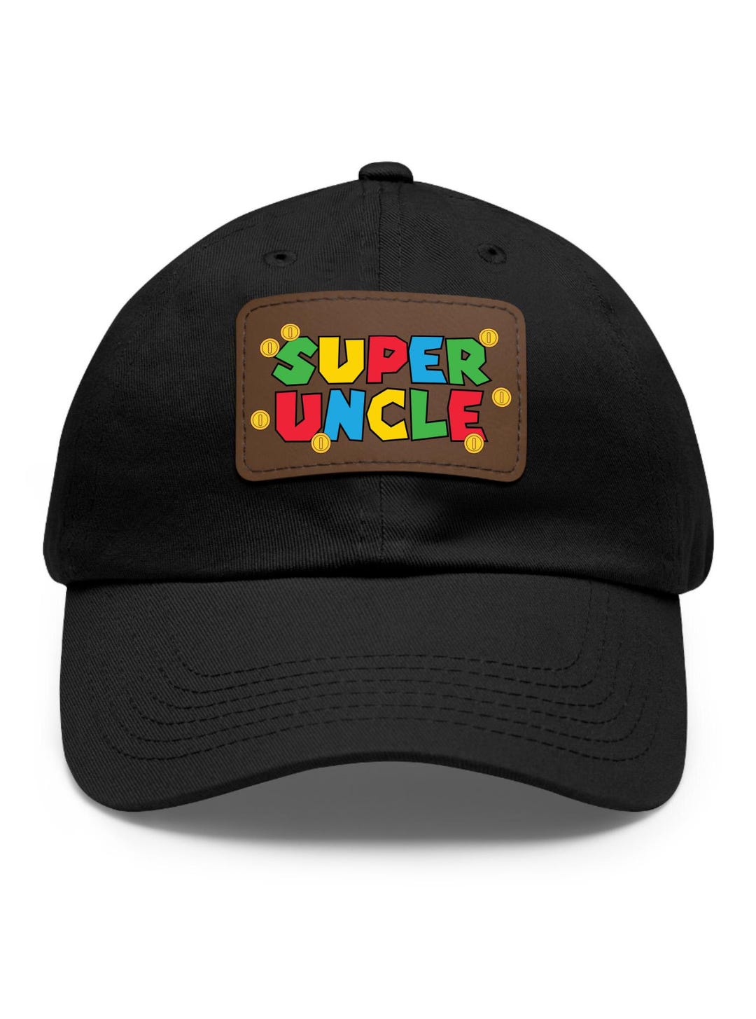 Super Uncle Hat, Uncle With Leather Patch, Father's Day Gift, Uncle Hat ...