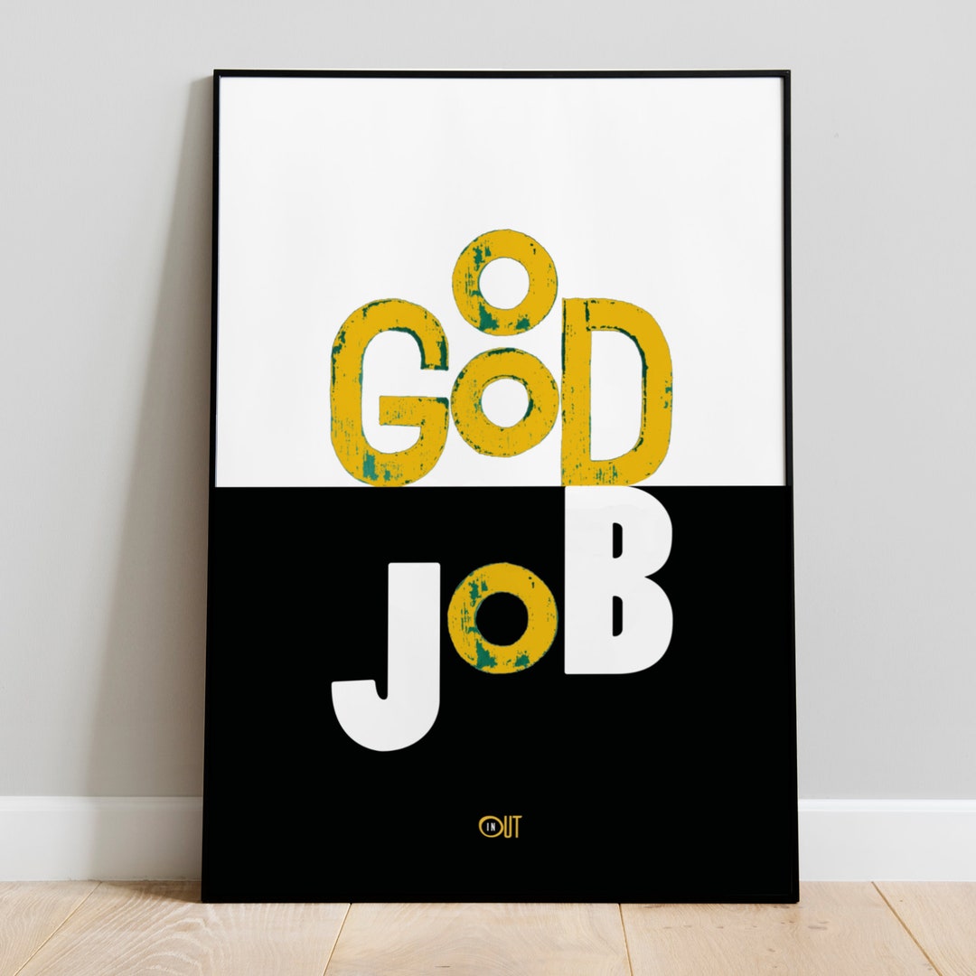 A High-quality Print Poster in a Minimalist Style With the Inscription ...