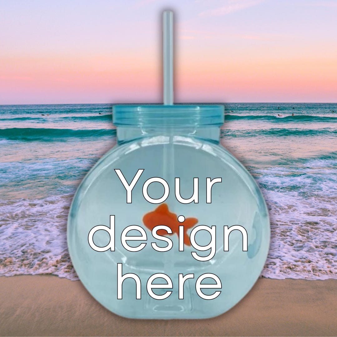 Personalized Fishbowl Cup: Bachelorette Party Beach Drinkware - Etsy