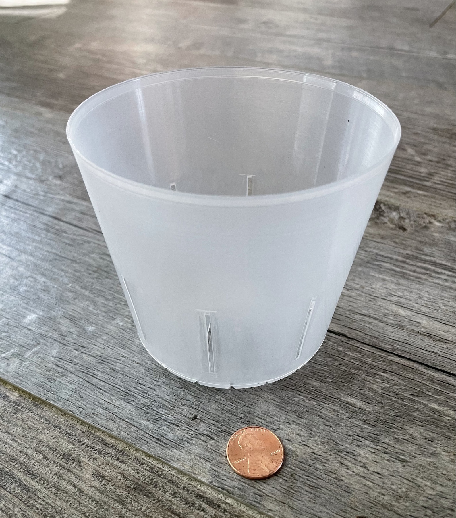 Orchid Repotting Kit With Fine Fir Bark Mix and 4" Clear Round Slotted ...