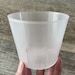 Orchid Repotting Kit With Fine Fir Bark Mix and 4" Clear Round Slotted ...