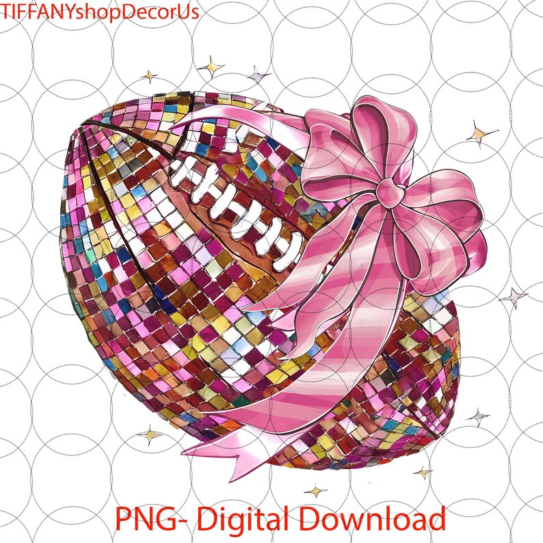 Coquette Football Png, Football Bow Png, Football Mom Png, Football Png ...