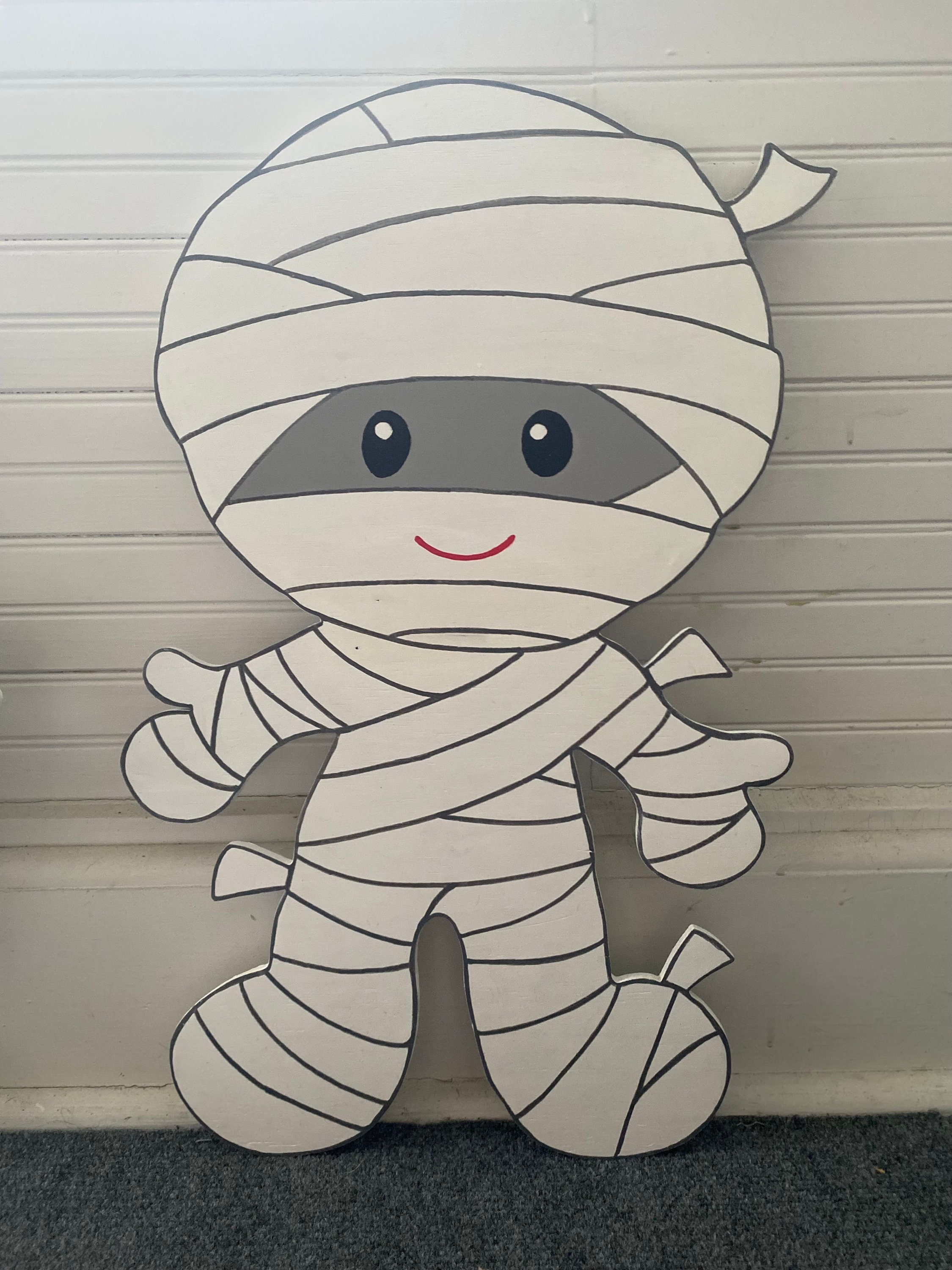 2ft Mummy Individual Cutout, Standee, Party Decor, Photo Prop, Party ...