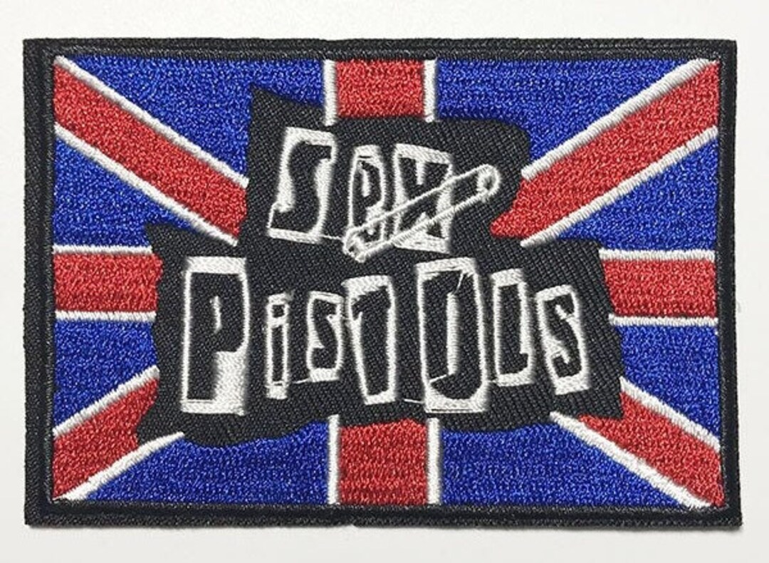 Sex Pistols Patch Iron On New Logo Punk Ramones Clash Rancid Sid Vicious Black Flag Etsy