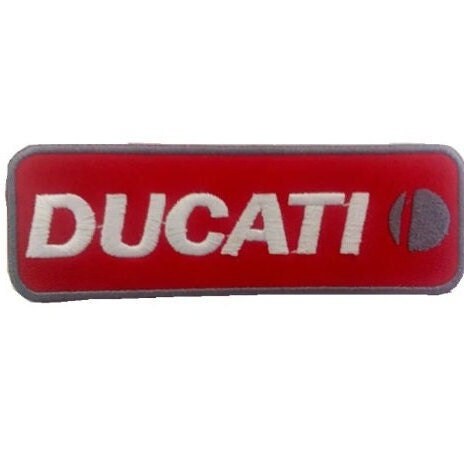 DUCATI LOGO Iron-on Embroidered Patch Motorcycle - Etsy