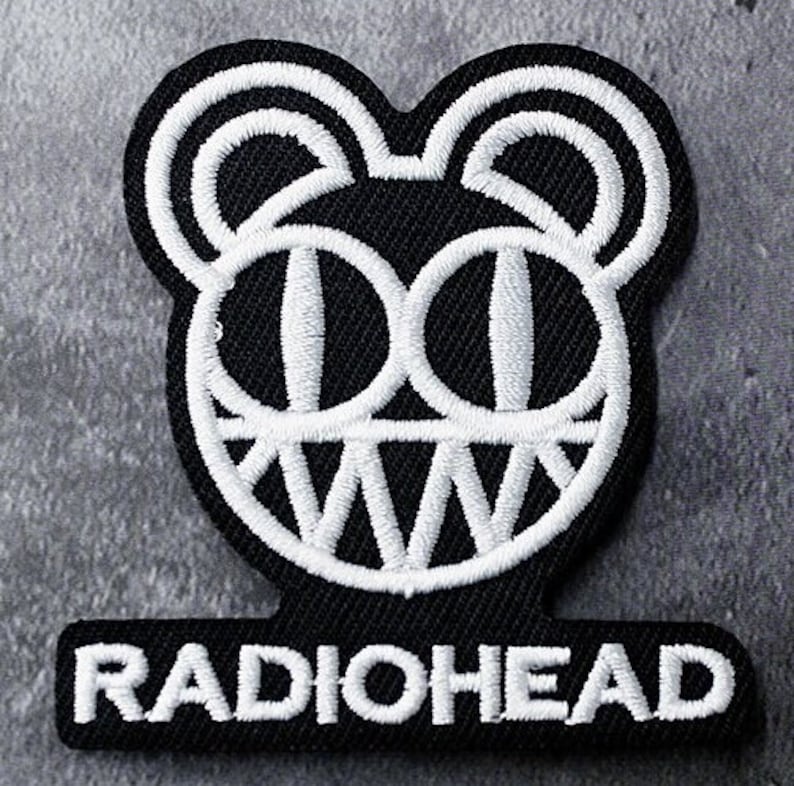RADIOHEAD PATCH Embroidered Iron-on Bear Kid a Blur Coldplay - Etsy