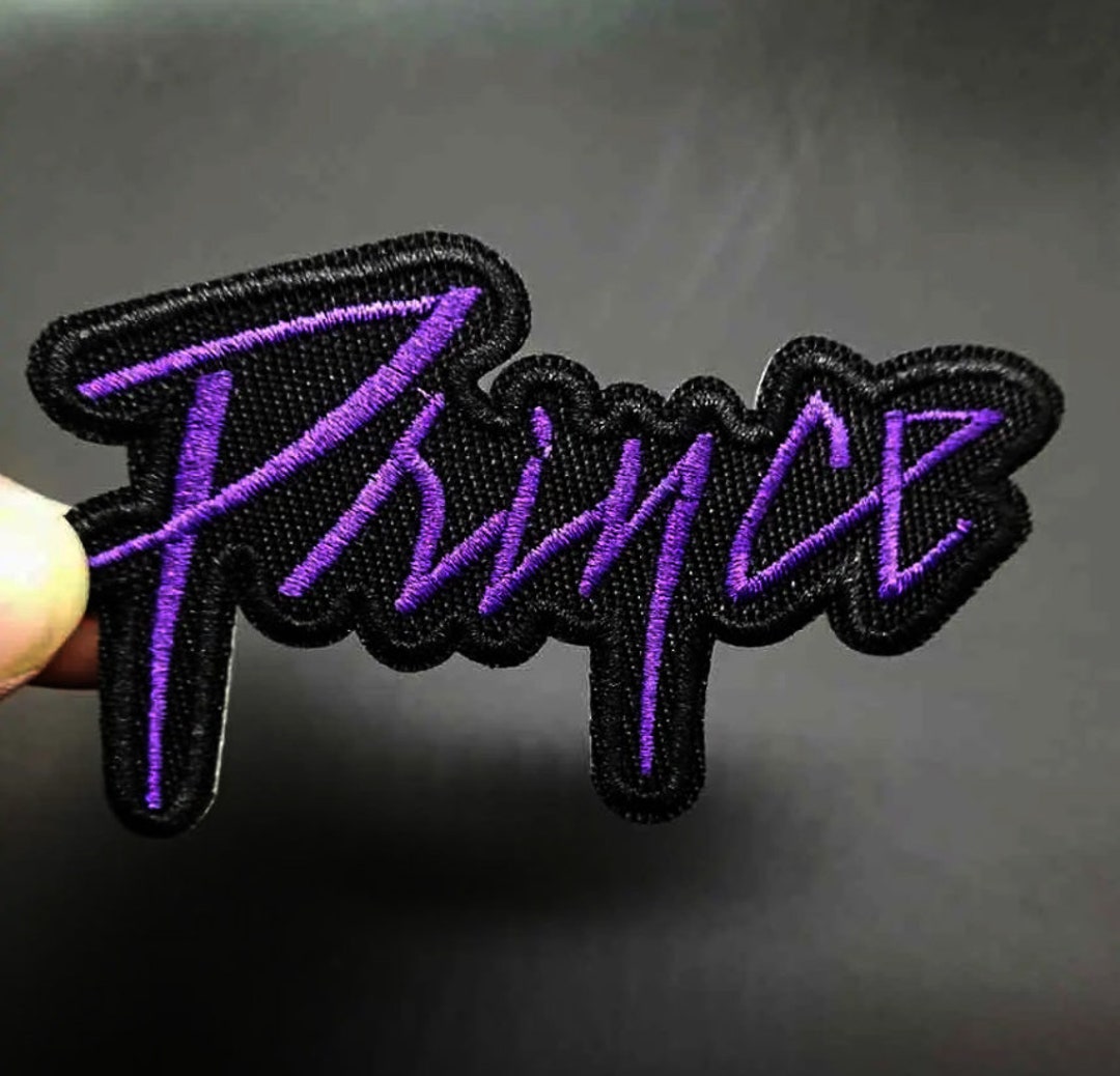 PRINCE PATCH Iron-on Embroidered Music Logo Revolution David Bowie ...