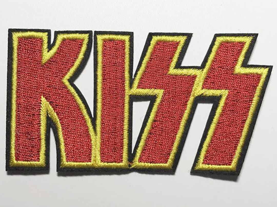 KISS Patch Army Classic Logo Rock Band Metal Embroidered Iron-on Gene ...