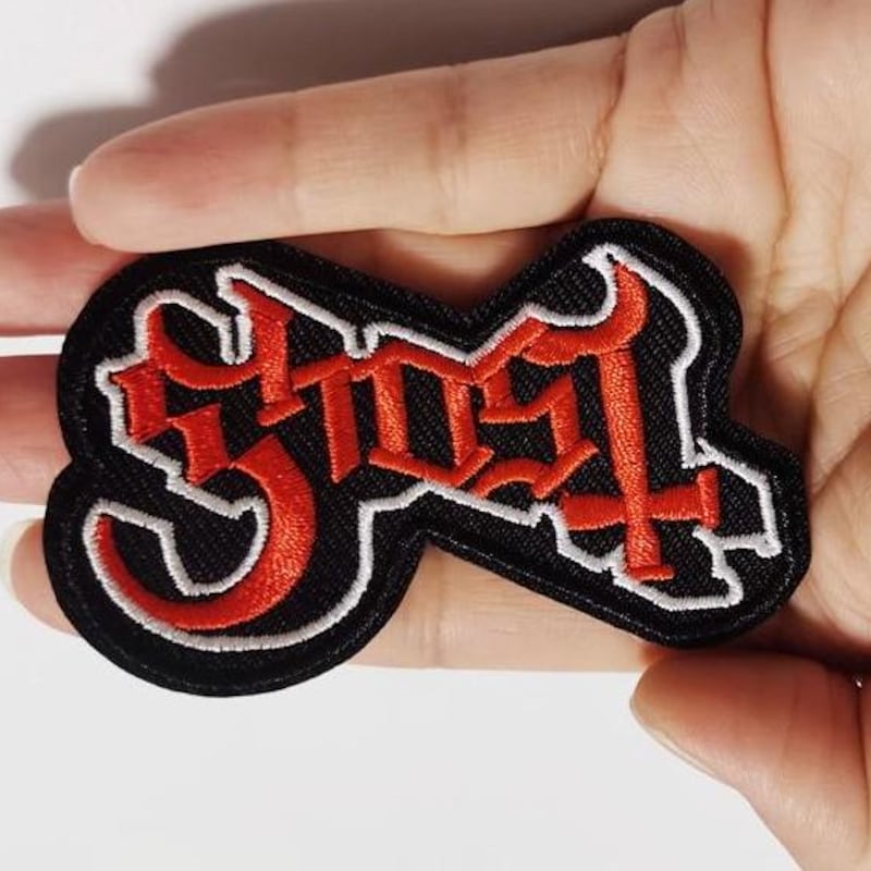 Embroidered Ghost Patches - Etsy