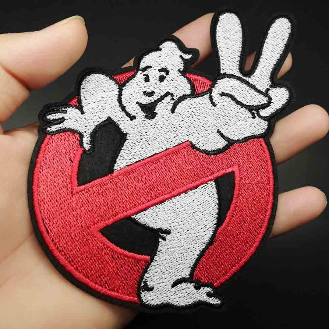 GHOSTBUSTERS 2 Movie Logo Iron-on Embroidered Patch HIGH-QUALITY! 3.5 ...