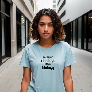 Science Over Religion Tee: Keep Theology off Biology - Unisex Jersey - Etsy