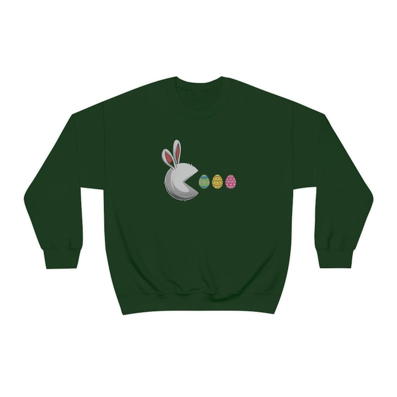 Easter Bunny Pac-man, Video Game Holiday, Gift for the Gamer in Your ...