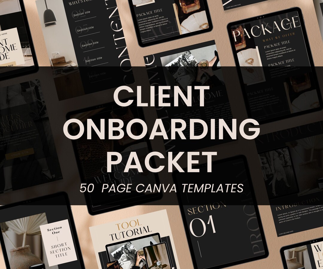 Client Onboarding Packet, Onboarding Checklist, Client Welcome Pack ...
