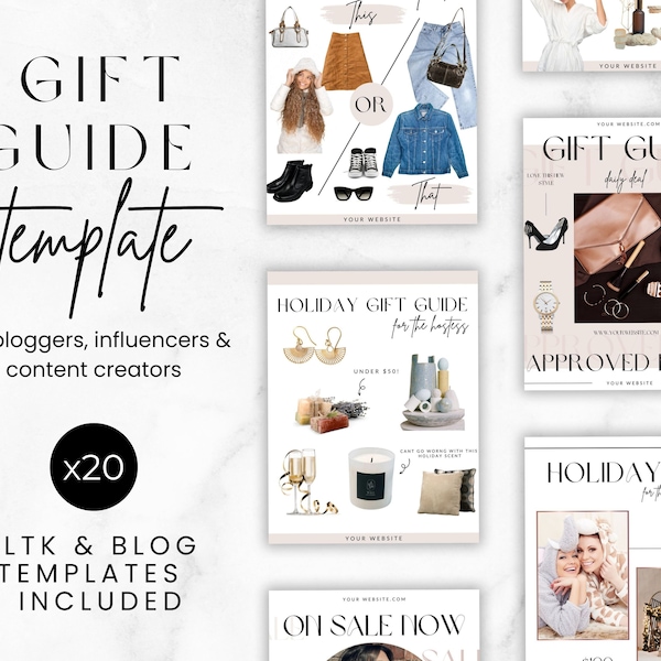 Gift Guide Template - Etsy