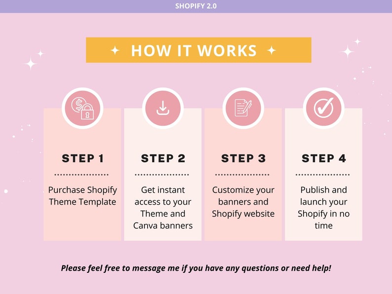 Gradient Shopify Theme Feminine Pastel Shopify Template - Etsy