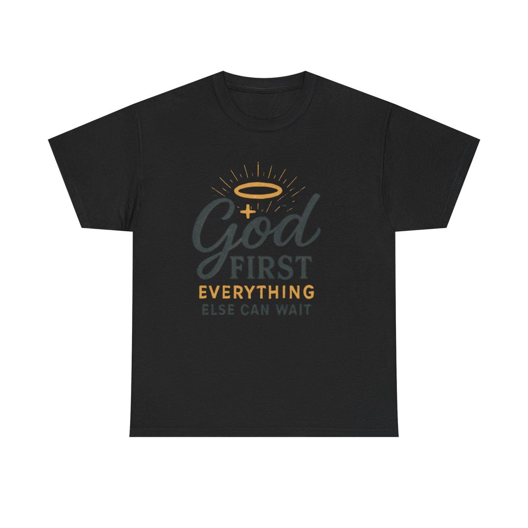 Copy of ' God First' T-shirt Design - Etsy