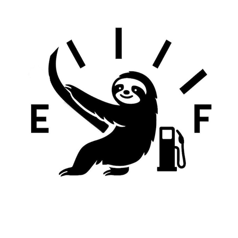 Low-empty Gas/fun Car Decal/truck Sticker/low Gas - Etsy