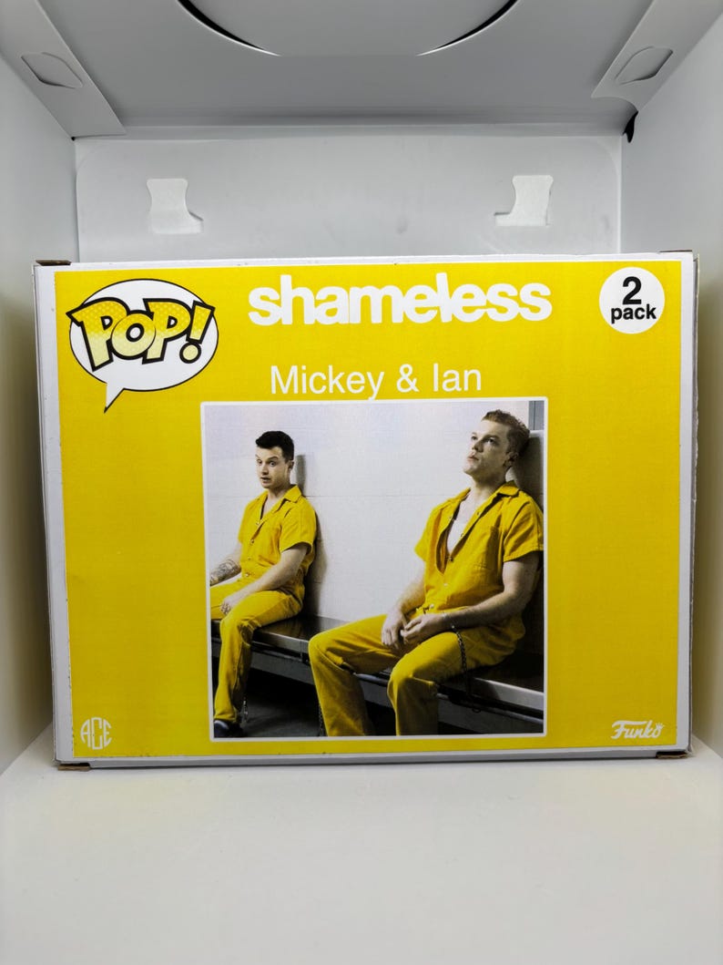 Custom Funko Pop Ian Gallagher and Mickey Milkovich Shameless Signed 2 ...