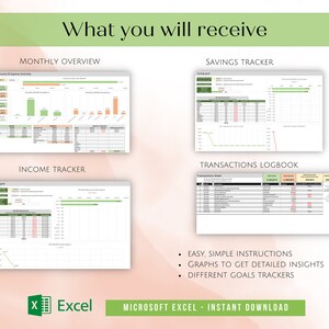 Microsoft Excel: Budget Spreadsheet to Track Income & Expense and Reach ...