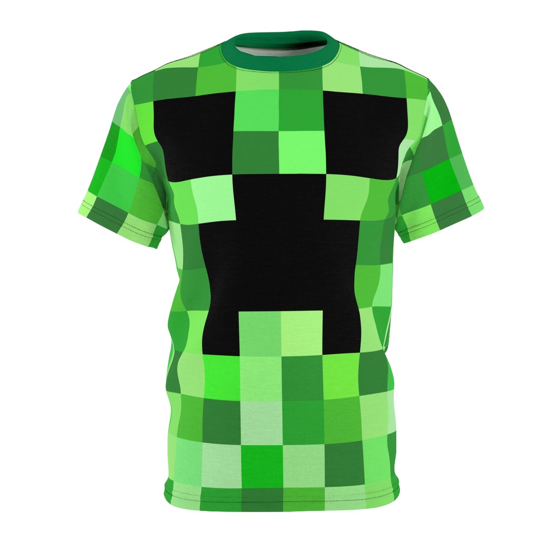 Minecraft Creeper All-over-print Cosplay T-shirt - Etsy
