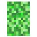Creeper Green Wrapping Paper, Video Gamer Fan Gift Paper, Minecra ...