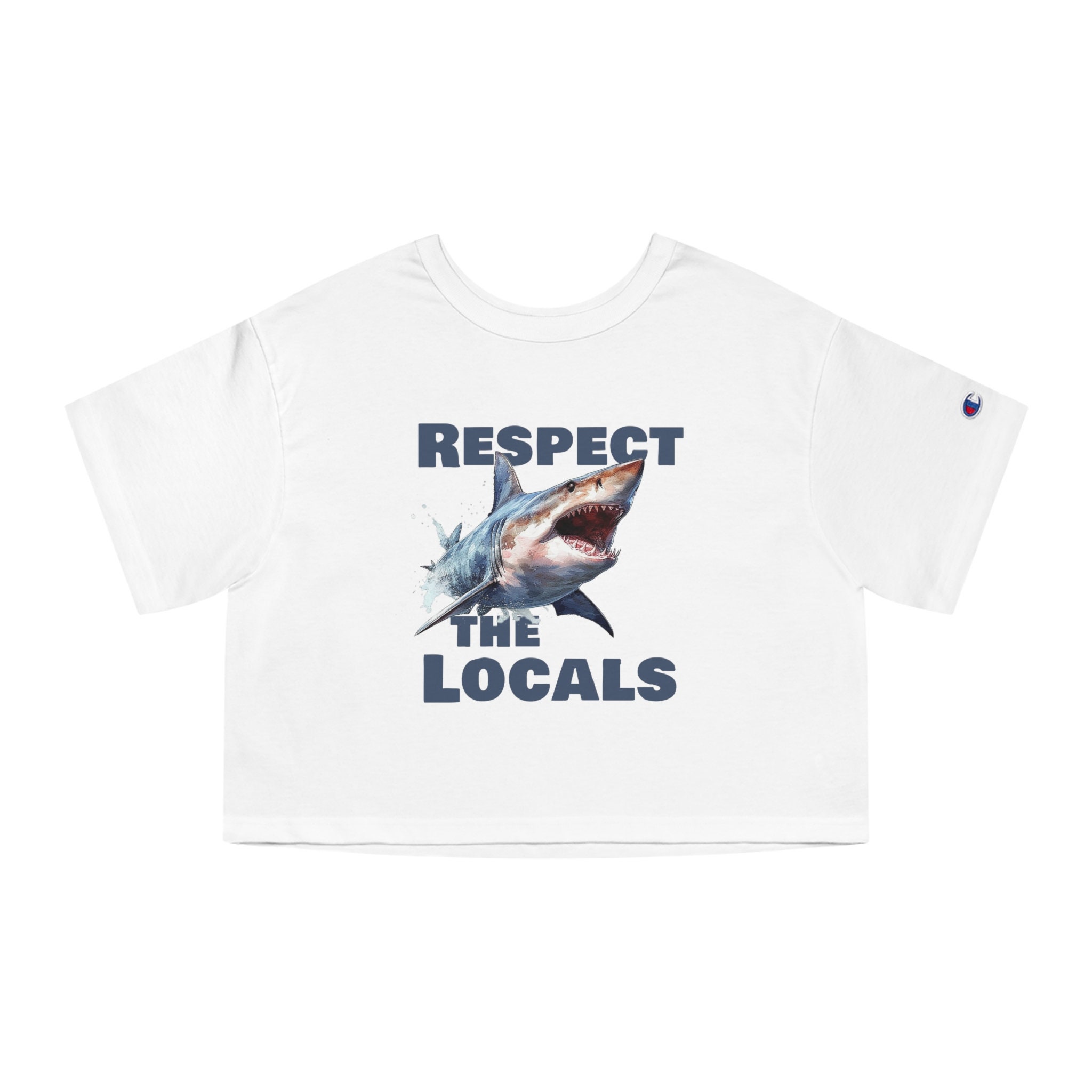 Great White Shark Crop Top, Ladies Shark Shirt, Marine Biology Shirt ...
