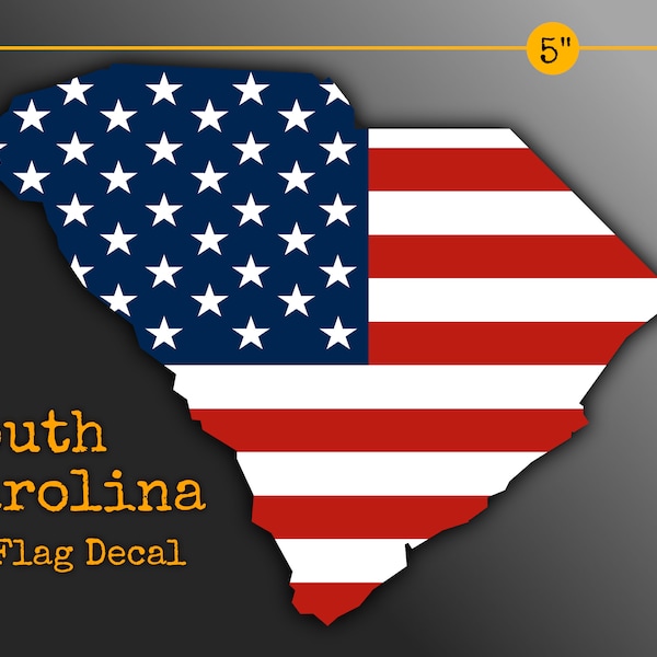 South Carolina Decal - Etsy