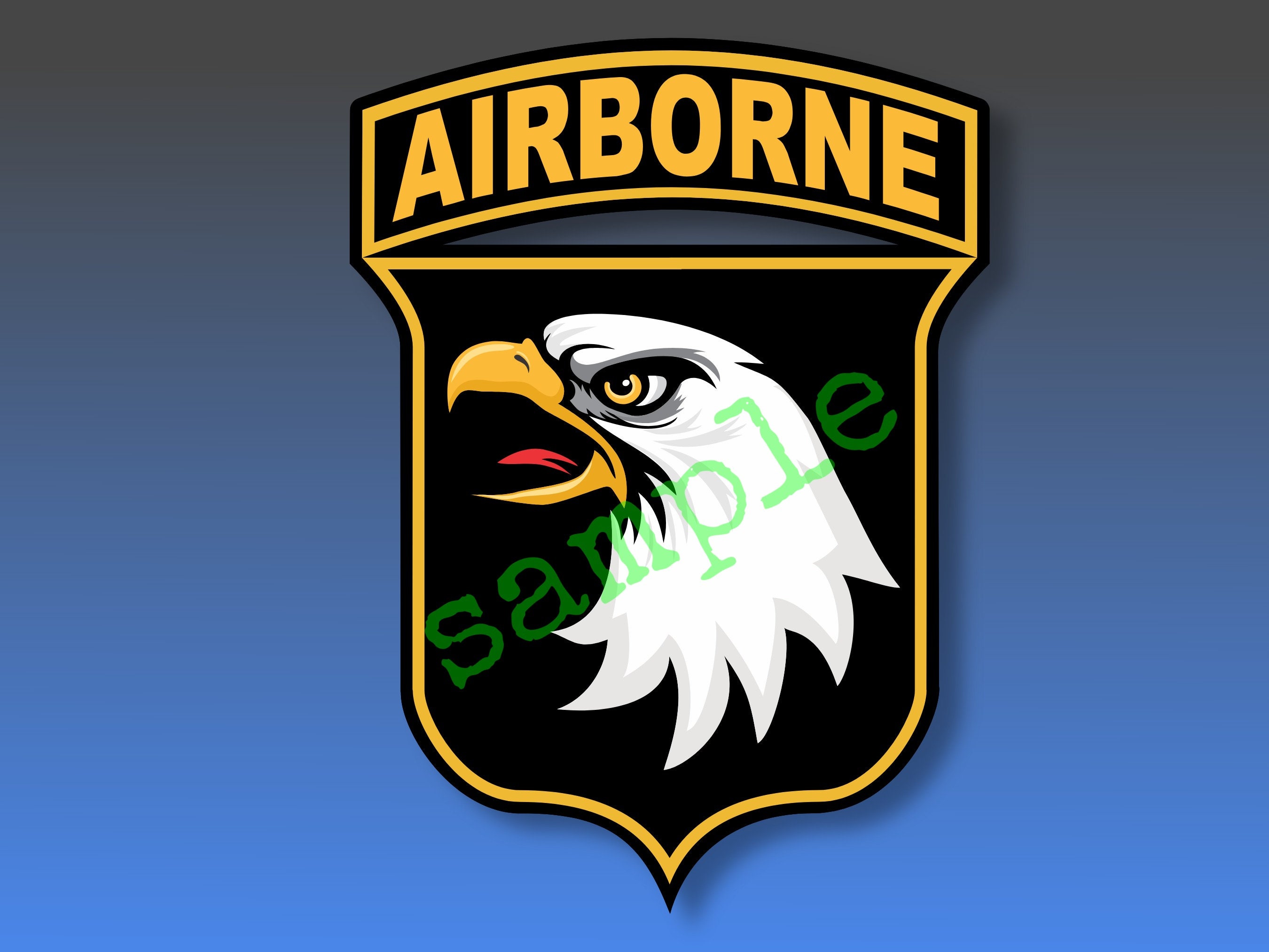 Custom 101st Airborne Patch Vector Files - Etsy