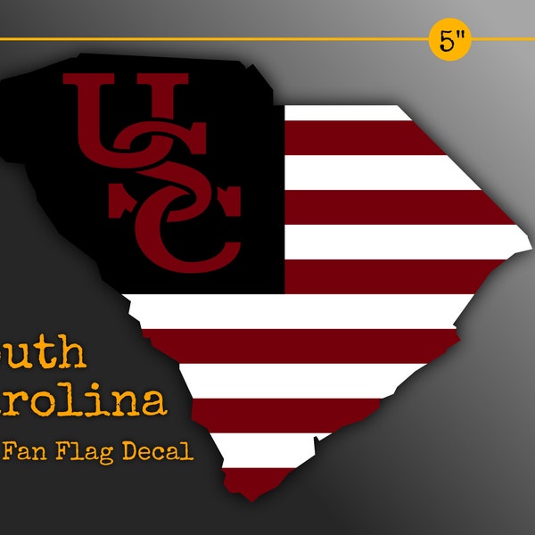 South Carolina Decal - Etsy