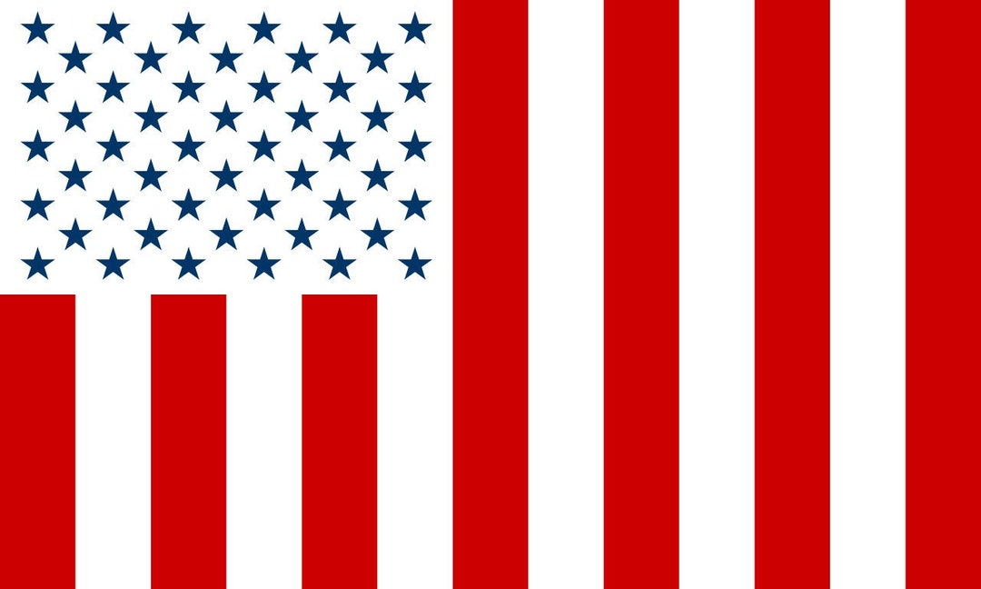 US Civil Peacetime Flag Vector File - Etsy