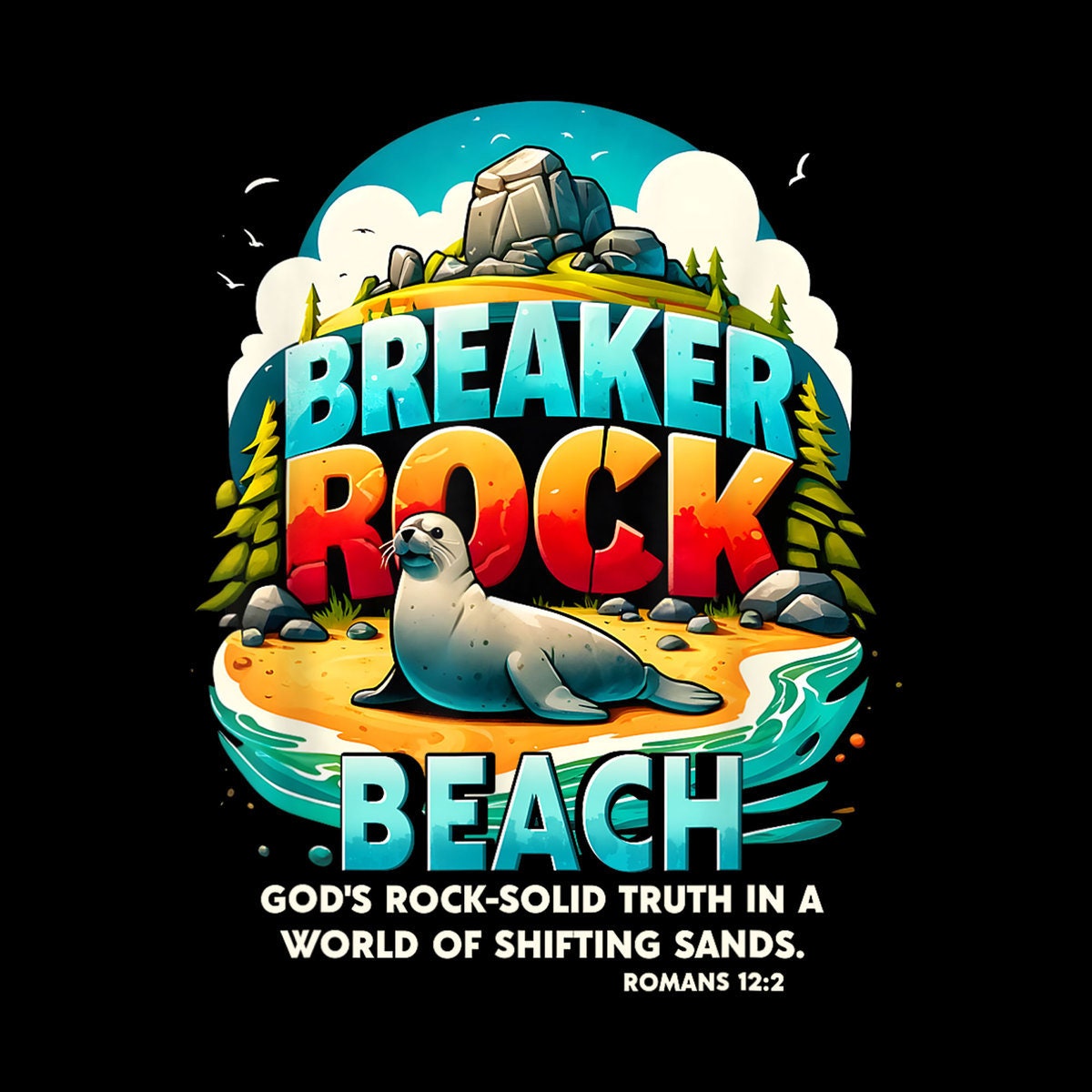 Breaker Rock Beach God's Rock-solid Truth Christian VBS 2024 Digital ...
