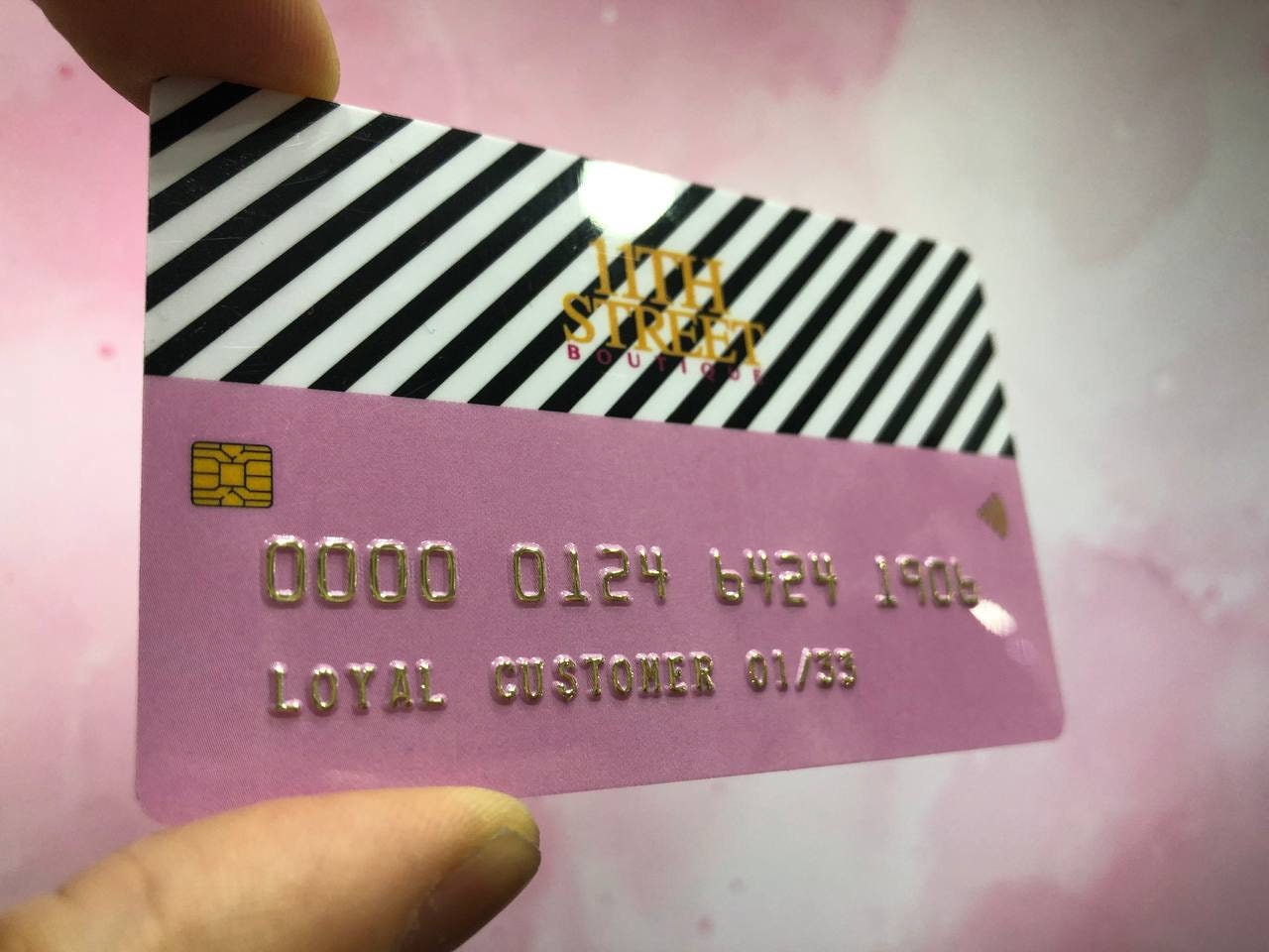 50 Pcs Plastic Card Embossing ID Card Membership Cards Embossed Cards ...