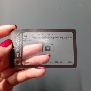 300 Pcs Transparent Business Card Clear Boutique Card - Etsy