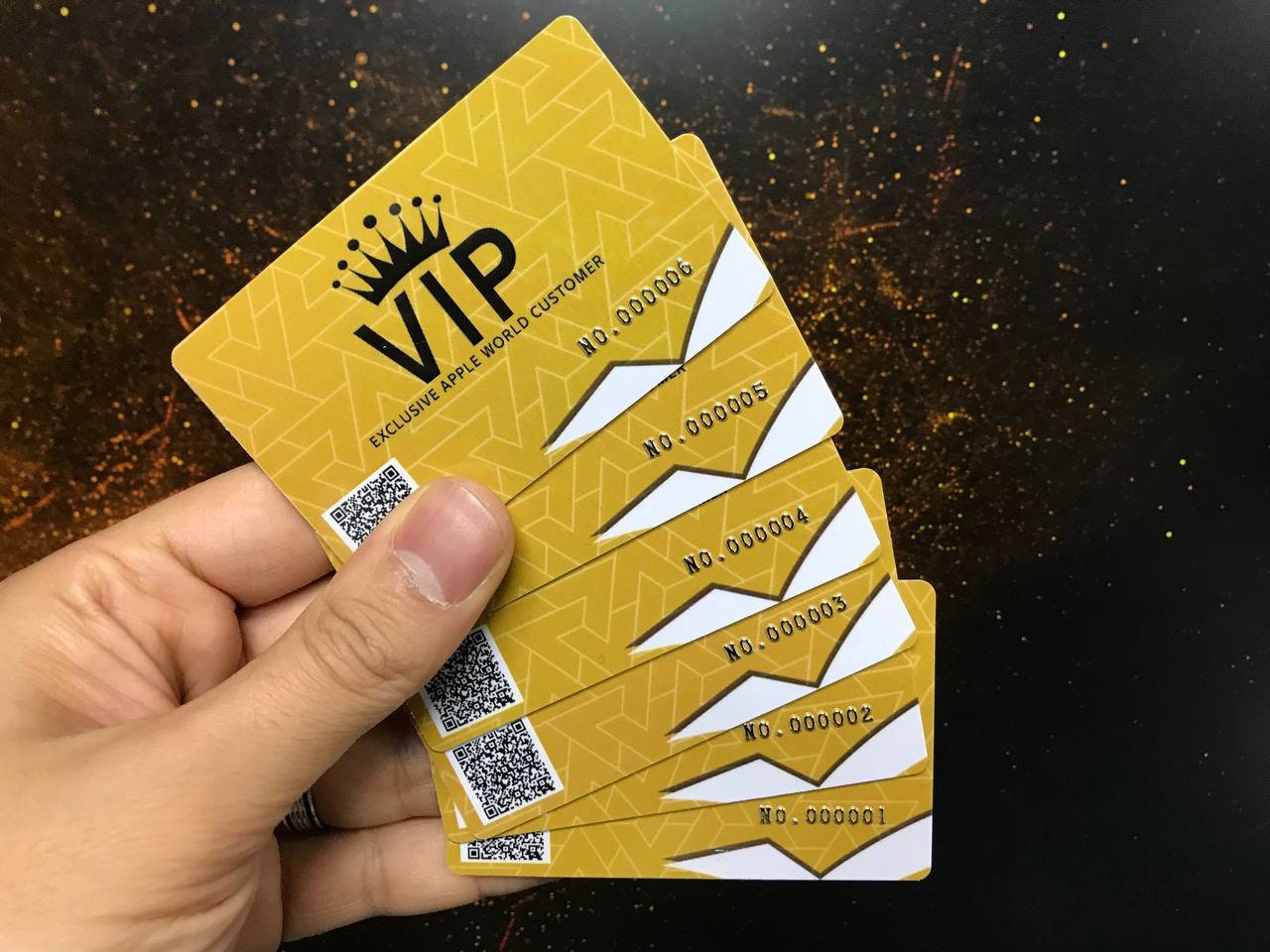 50 Pcs - Plastic Card Embossing - ID Card - Membership Cards - Embossed ...