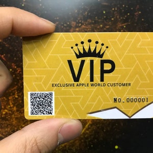 50 Pcs - Plastic Card Embossing - ID Card - Membership Cards - Embossed ...