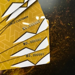 50 Pcs - Plastic Card Embossing - ID Card - Membership Cards - Embossed ...